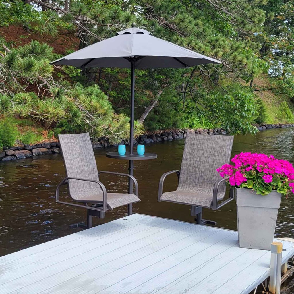 Sunset 8′ Cafe Umbrella – Outdoor Casual – Commercial Grade Patio Furniture